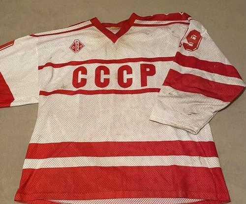 Свитер хоккейный игровой Сборная СССР 19 номер