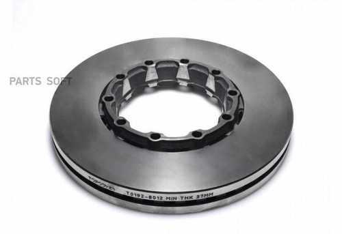 Topcover T01928012 Диск тормозной SAF skrb SN6 whe