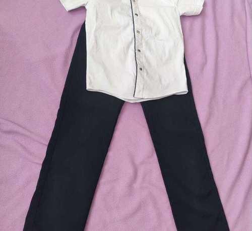 Школьный комплект 134-140 (рубашка+брюки+штаны)