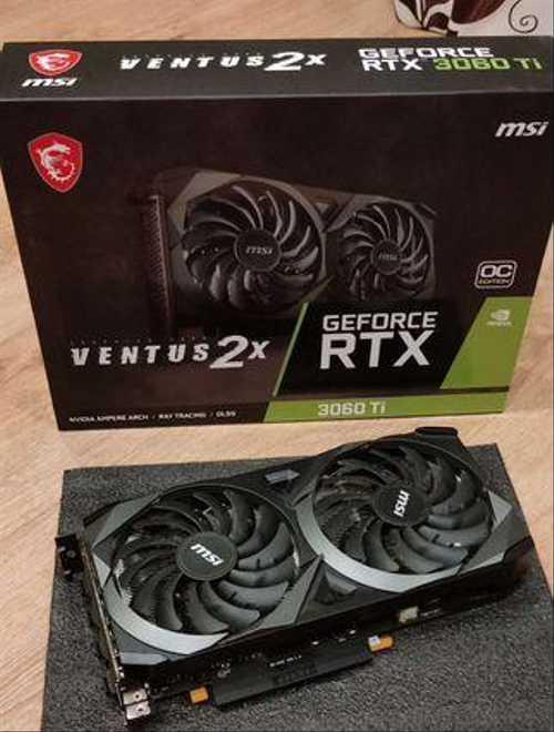 Nvidia MSI Ventus 2X OC RTX 3060 Ti 8 Gb LHR