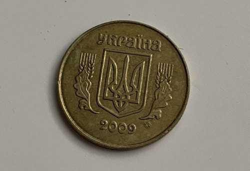 Монета 25 копеек украина 2009 год