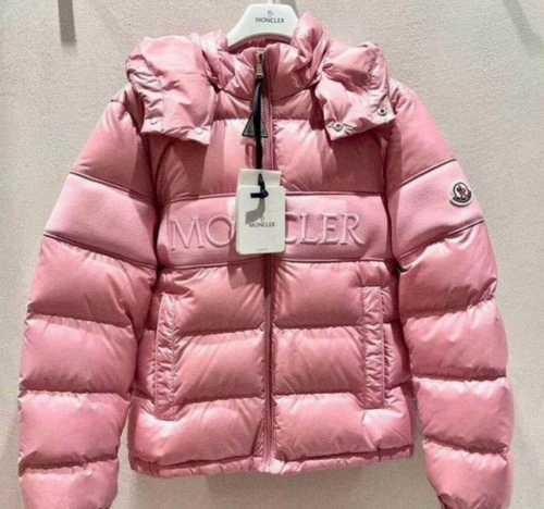 Пуховик Moncler женский с QR и NFC (Арт.55354)