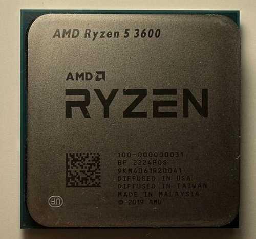 Процессор amd ryzen 5 3600