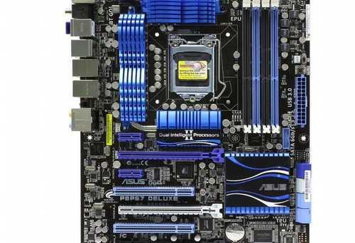 Мат.плата LGA1155 asus P8P67 deluxe + i5 2500k