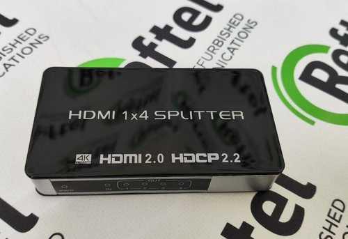 Разветвитель Hdmi 1x4 Splitter 4k UHD hdmi 2.0
