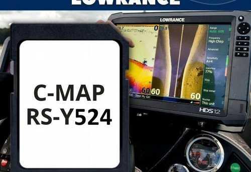 Карты глубин для Lowrance Обь Томь C-MAP RS-Y524