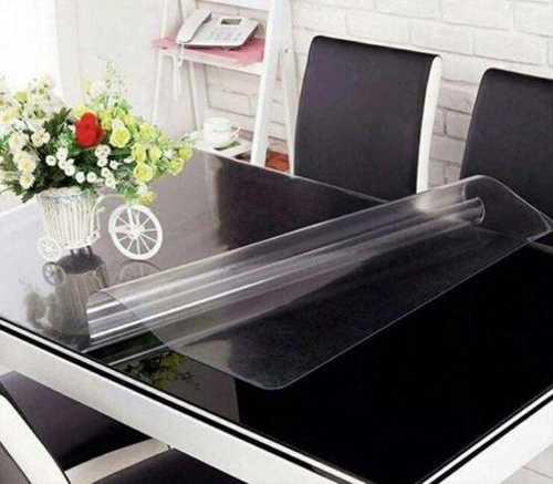 Скатерть на стол кибкое стекло пвх ленка покрытия