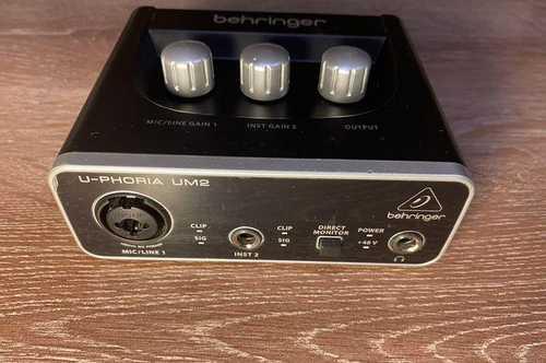 Внешняя звуковая карта behringer u phoria um2 обзор