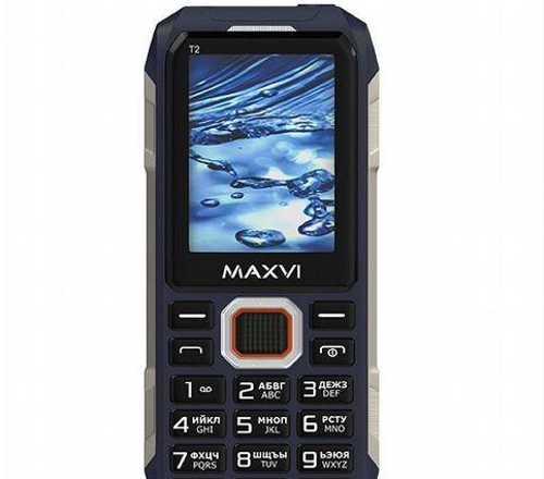 Сотовый телефон Maxvi T2 2.4" Blue GSM