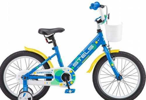 Велосипед Stels Captain V010 16 (2021) синий (тре