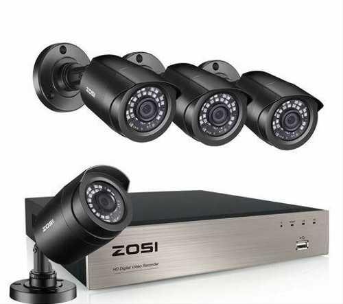 WiFi Комплект видеонаблюдения zosi 4 камеры