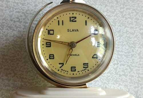Часы будильник Слава Ракета (СССР)