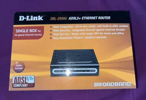 D-Link dsl-2500u adsl2 ethernet router