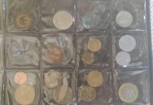 Коллекция иностранных монет. Более 100 штук