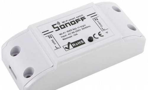 Умное реле Sonoff Basic 10А WiFi, умный дом