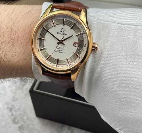 Мужские часы Omega De Ville с pvd покрытием