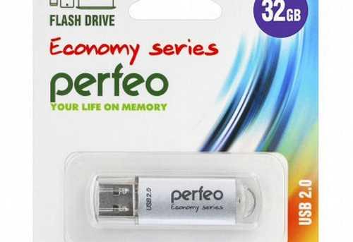 Флешка USB 32GB 2.0 Perfeo E01 Silver