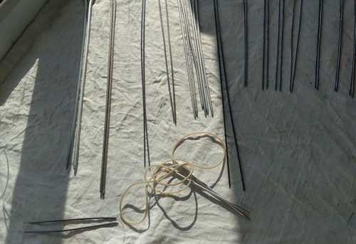 Спицы для вязания прямые и круговые