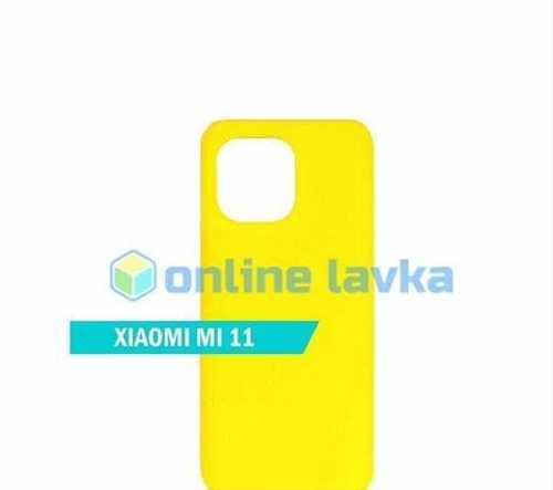 Чехол для Xiaomi Mi11 TPU желтый
