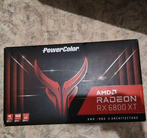 Видеокарта rx 6800 xt Powercolor red devil