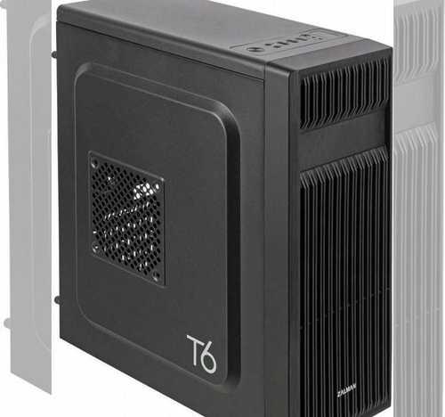 Корпус ATX Zalman ZM-T6, Midi-Tower, без бп, черны