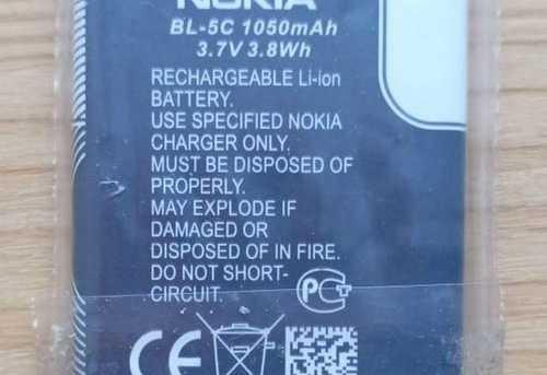 АКБ для nokia BL-4C/BL-5C(новый, ёмкость 250mAh)