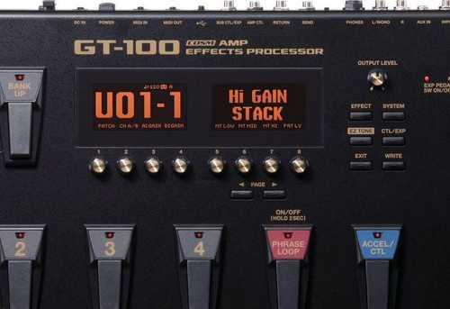 Boss GT-100 гитарный процессор