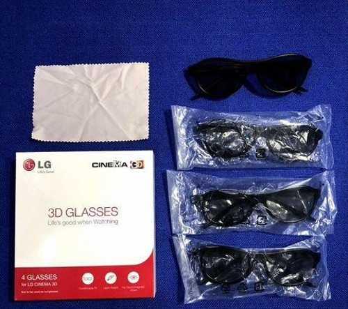 3D-Очки LG AG-F310 Bundle 4 шт (новые)