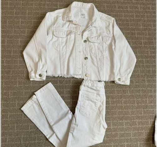 Комплект джинсовка и джинсы Zara
