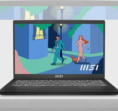 Ноутбук MSI Modern 15 B12MO-826XRO 9S7-15H112-826, 15.6, IPS, Intel Core i5 1235U 1.3ггц, 10-ядерный