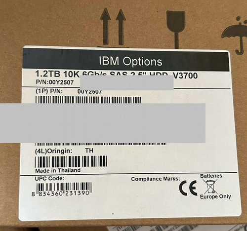 Жесткий диск IBM 1.2TB 00Y2507 00MJ149 V3700