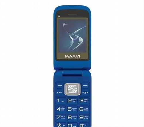 Сотовый телефон Maxvi E5 2.4" Blue GSM