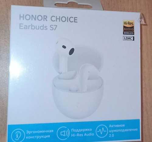 Новые беспроводные наушники honor choice Earbuds 7