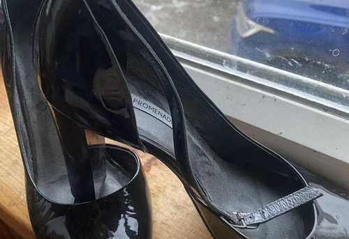 Туфли женские 36 размер черные