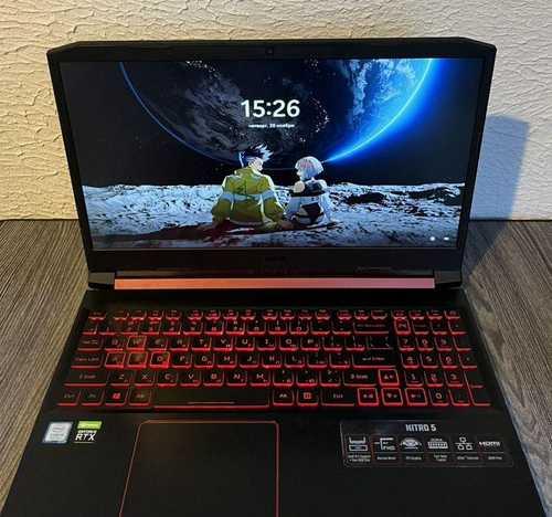 Игровой ноутбук acer nitro 5 RTX2060/i5/16RAM