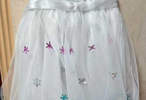 Платье новогоднее "снежинка" для девочки 2-3 года