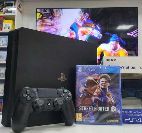 Sony PS4 Slim   2 геймпада и 118 игр