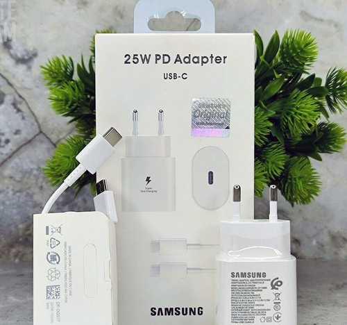 Быстрая зарядка Samsung 25w White / Оригинал