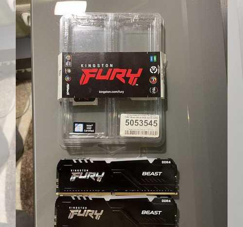 Оперативная память Kingston fury RGB 32gb ddr4