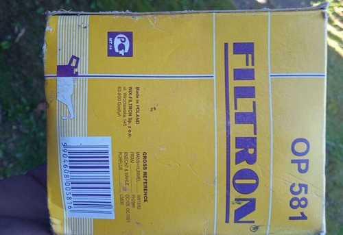 Масляный фильтр Filtron OP 581