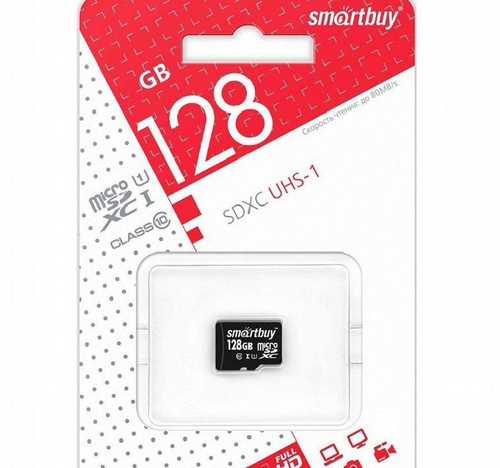 Карта памяти MicroSD 128GB SmartBuy Class 10