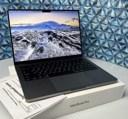 MacBook Pro 14 2021 512Gb 221 цикл, чек, комплект