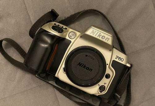 Nikon f60 зеркальный пленочный фотоаппарат