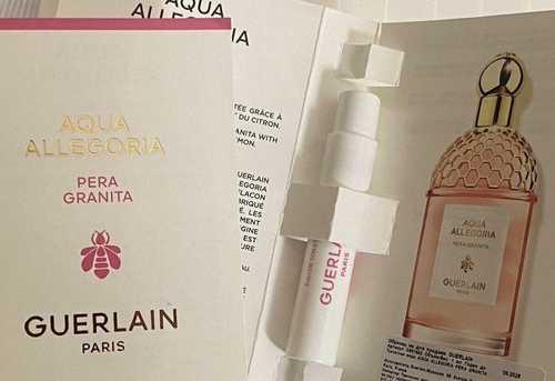 Guerlain aqua allegoria pera granita пробники