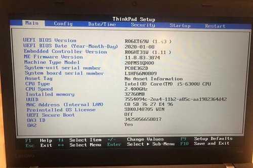 Спб Lenovo ThinkPad T460 32Gb RAM