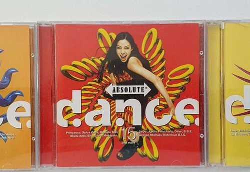 Фирменные CD диски absolut dance 14 15 17