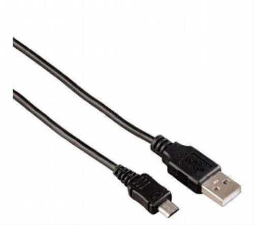 Кабель Hama H-106618 USB 2.0 A-micro B (m-m) 1.1м
