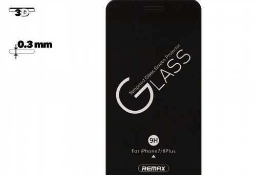 Защитное стекло Remax GL-27 (7 Plus/8 Plus) черное