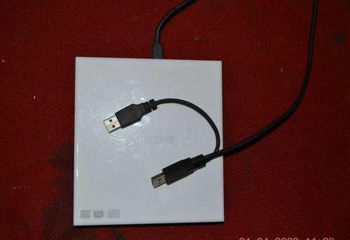 Портативный DVD дисковод USB Samsung SE-S084