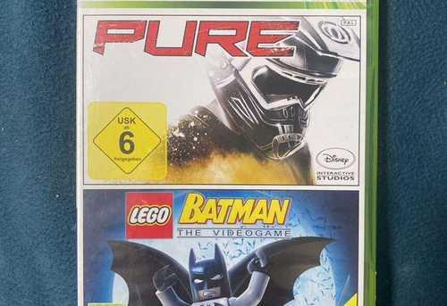 Игры для xbox 360 лицензия Lego Batman + Pure